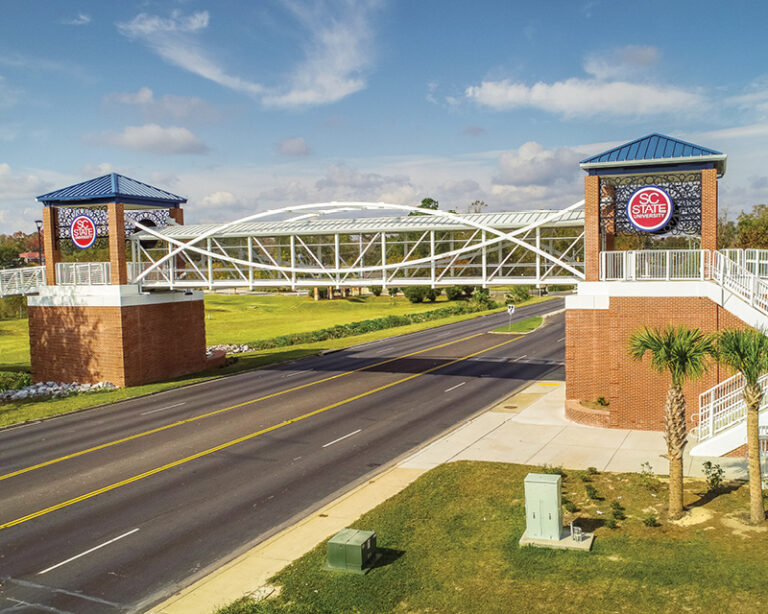 Pedestrian Bridge at South Carolina State University - STV - STV