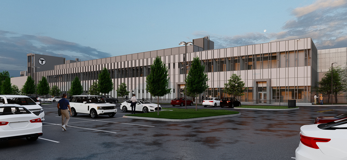 Quincy Bus Facility Electric Bus Era - STV